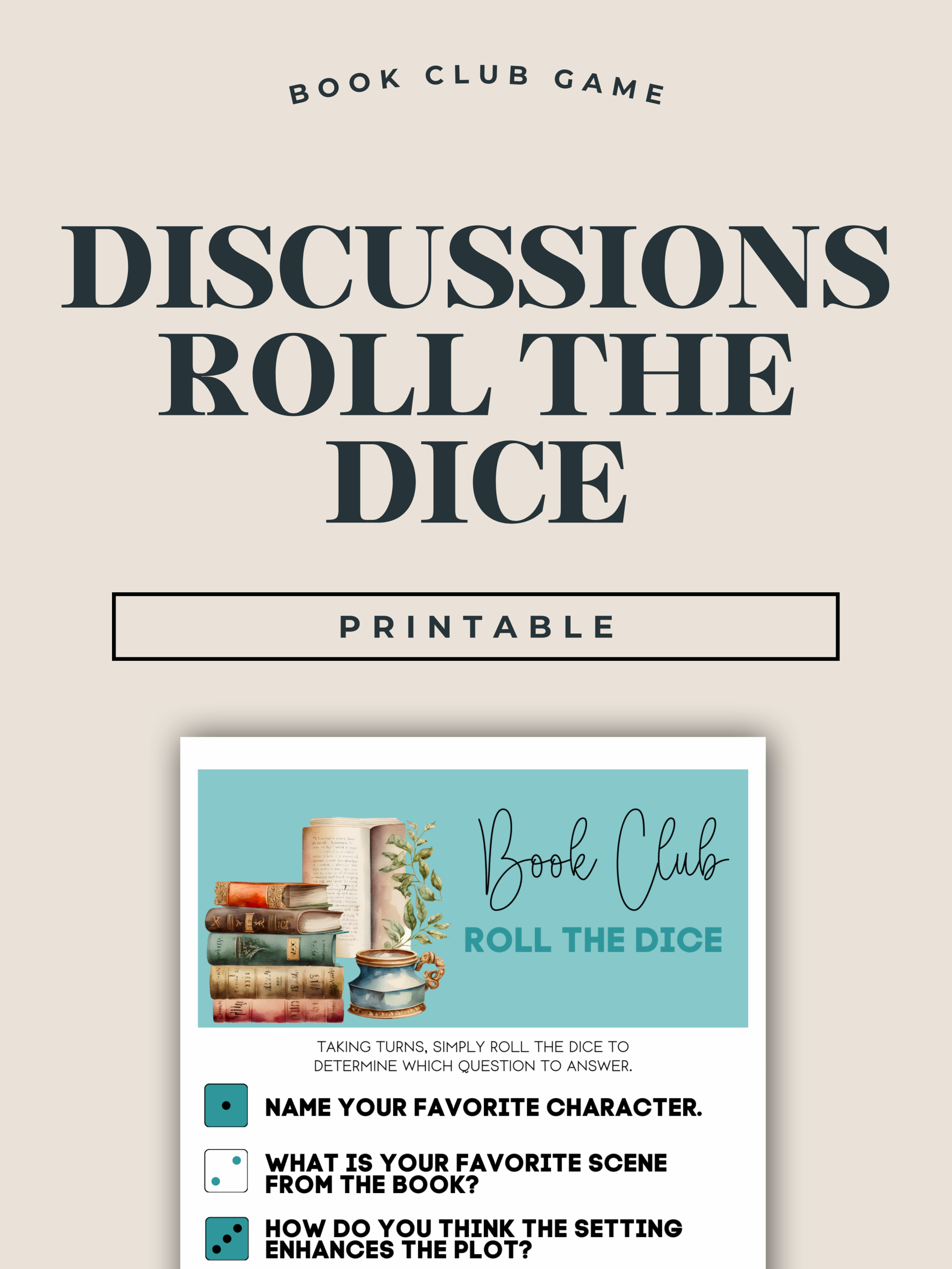 Printable Book Club Games For Your Next Meeting