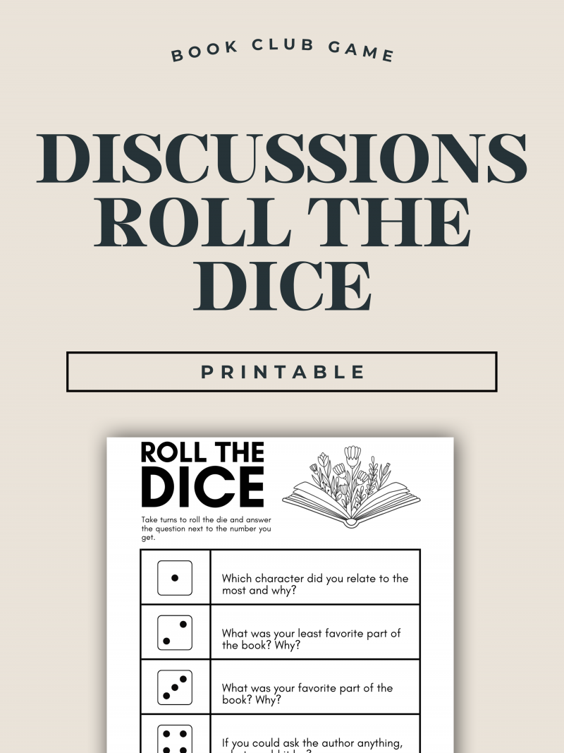 Printable Book Club Games For Your Next Meeting