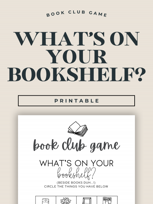 Printable Book Club Games For Your Next Meeting