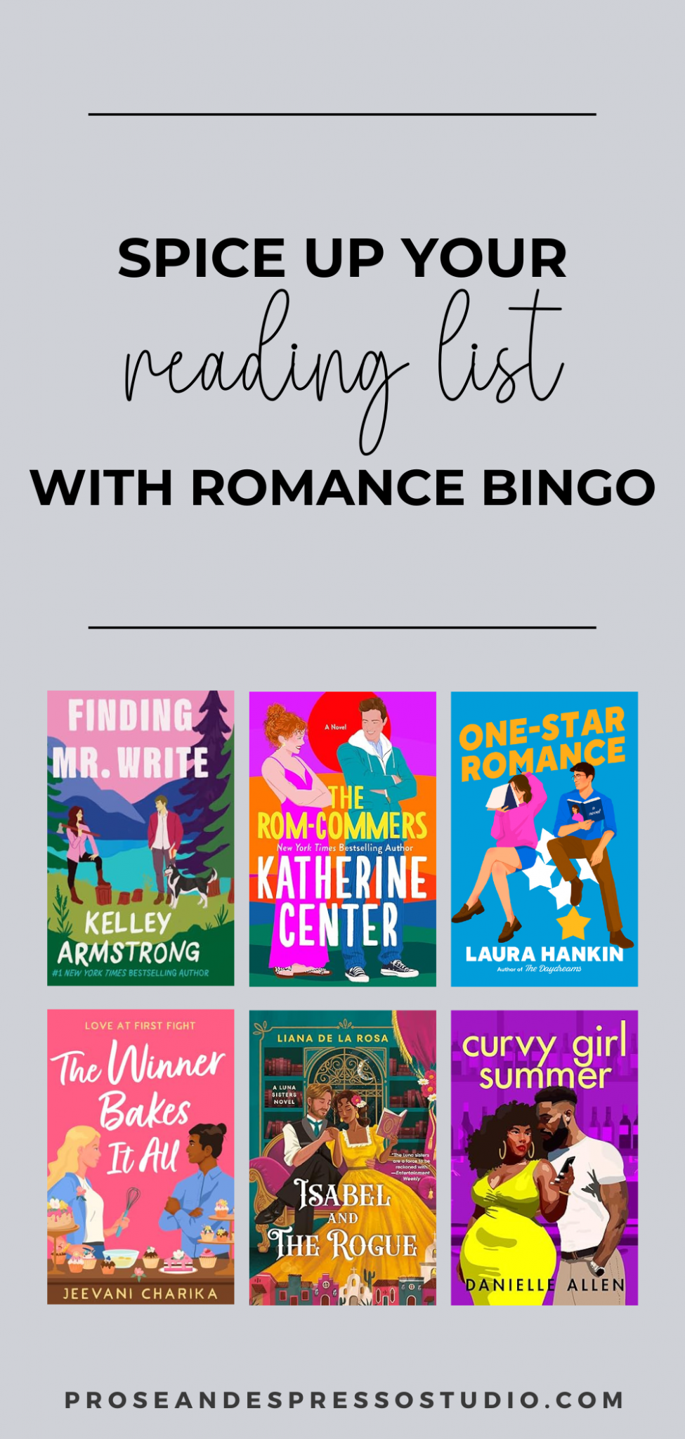 The Ultimate Romance Reading Challenge Bingo