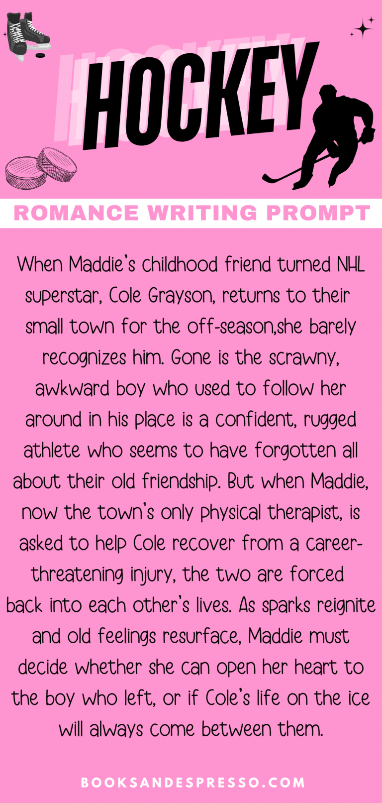 A writing prompt romance with a NHL ice hockey player