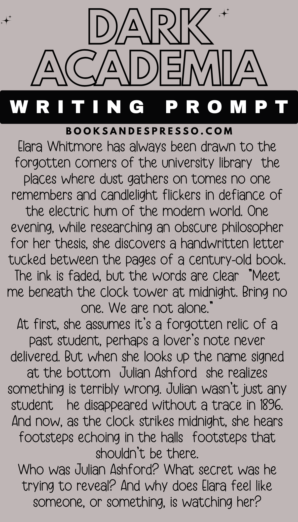 Learn How To Write A Dark Academia Novel With This Prompt