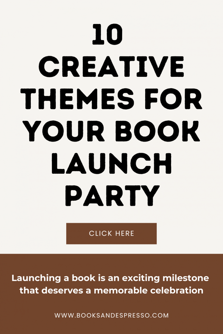 Book launch party theme ideas to celebrate your book